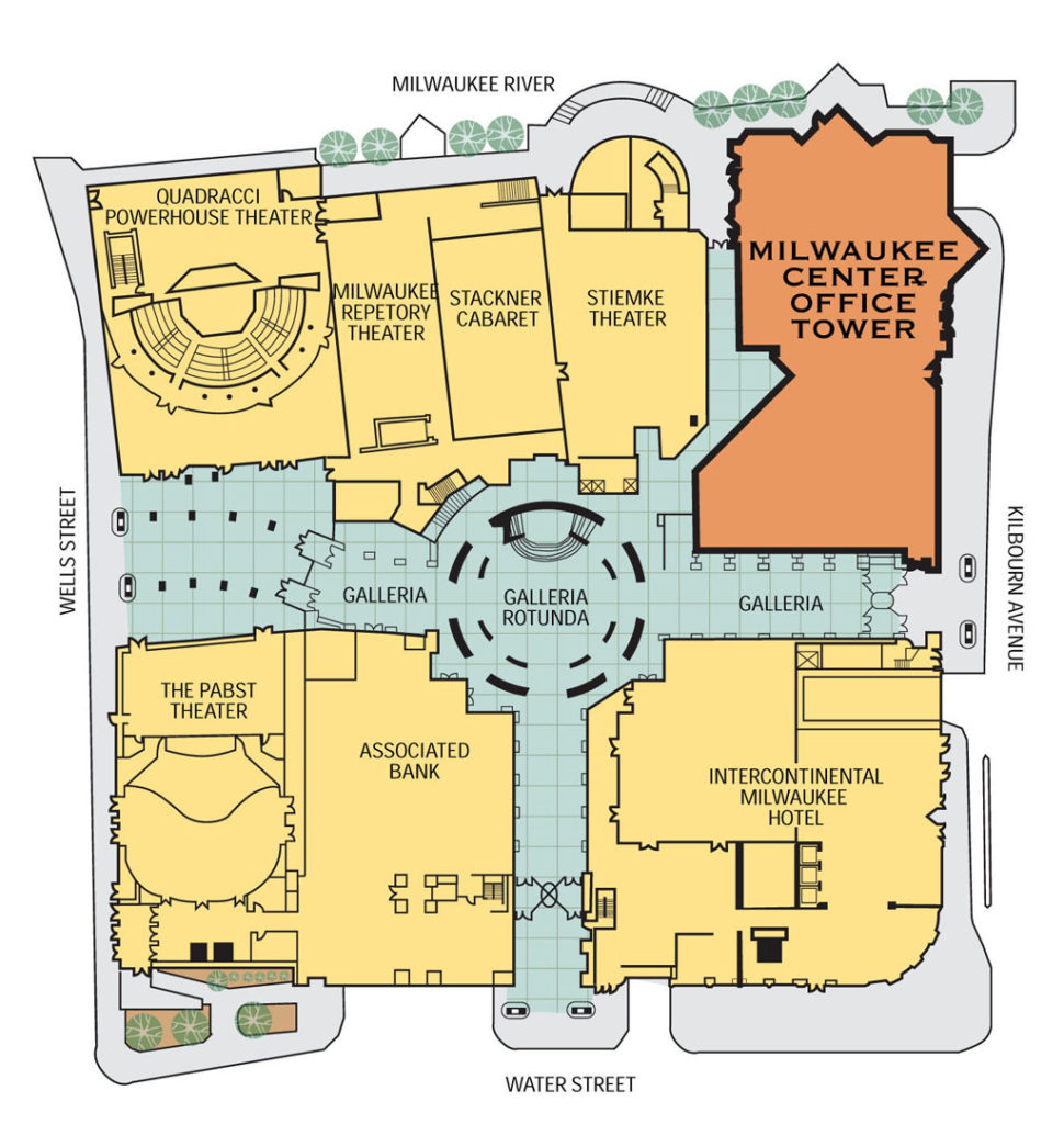 Site Plan for Milwaukee Center – Roger Moore